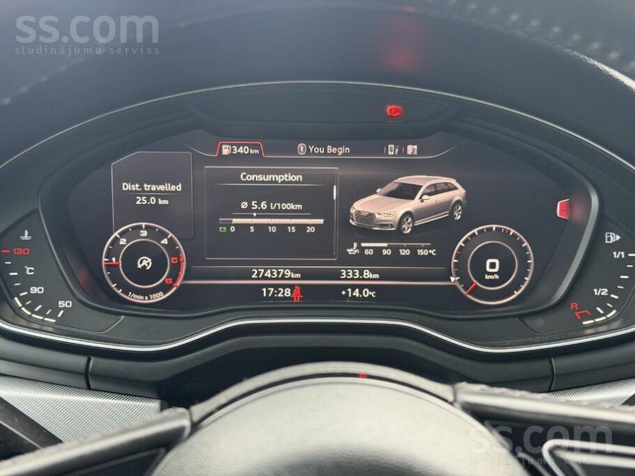 Black Audi A4 2016 in Riga, with an engine capacity of 2.00 L and mileage of 273 thousand km for 9000 €, photo 22 on AUTOMOTO.COM.LV