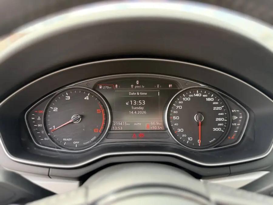 Black Audi A4 2016 in Riga, with an engine capacity of 2.00 L and mileage of 219 thousand km for 11495 €, photo 14 on AUTOMOTO.COM.LV
