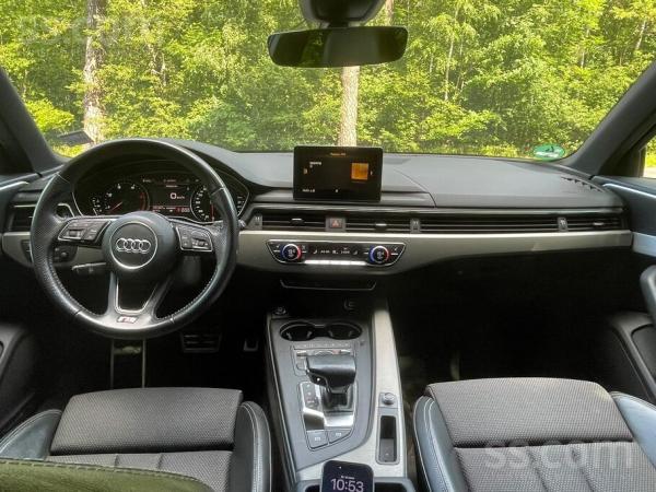 Black Audi A4 2016 in Riga, with an engine capacity of 3.00 L and mileage of 321 thousand km for 14500 €, photo 5 on AUTOMOTO.COM.LV