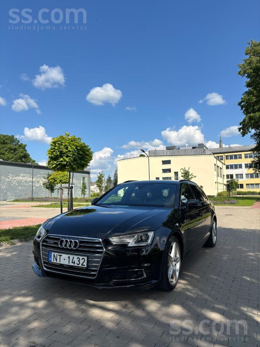 Black Audi A4 2016 in Kuldiga, with an engine capacity of 2.00 L and mileage of 195 thousand km for 16550 €, photo 4 on AUTOMOTO.COM.LV