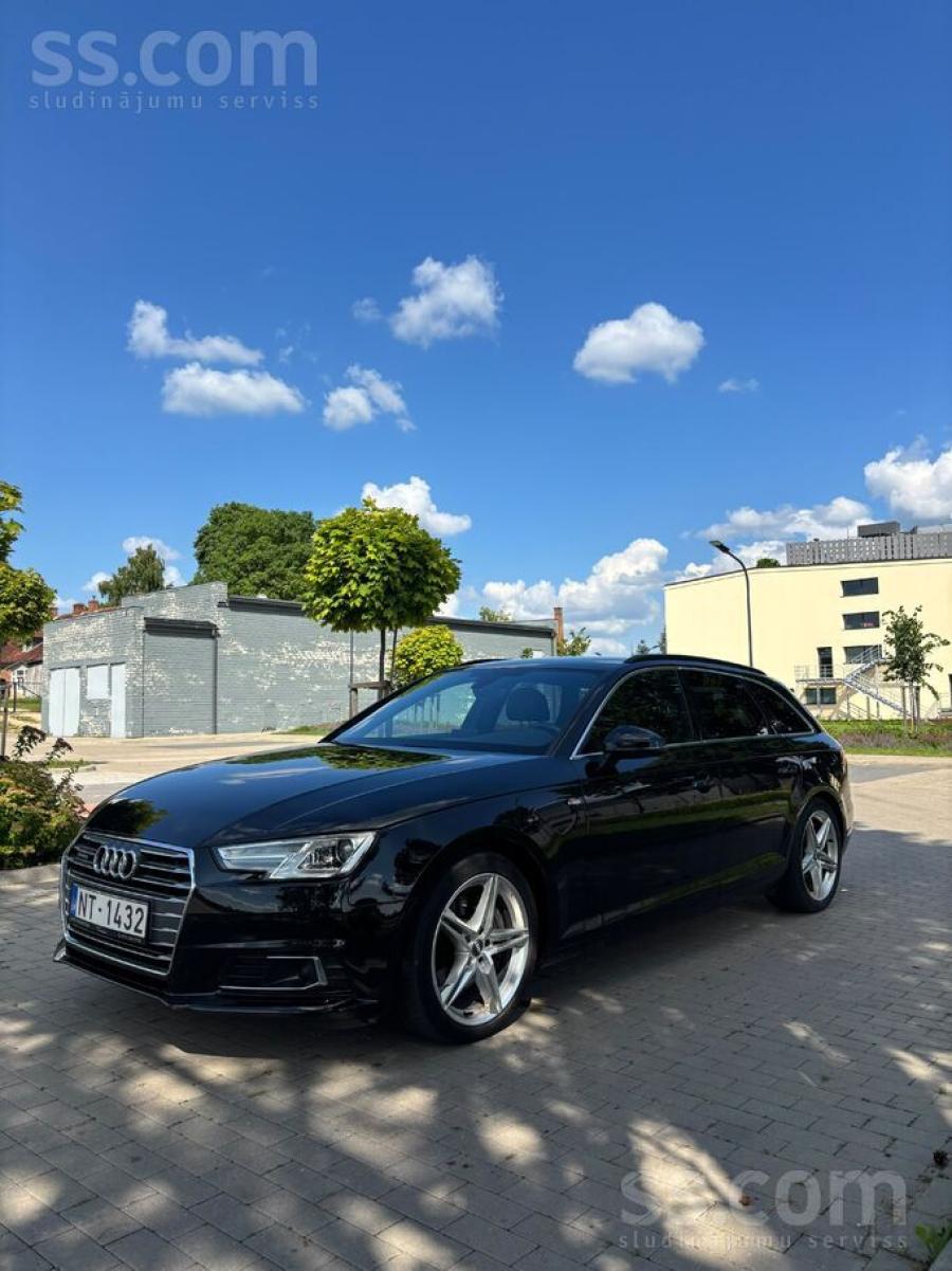 Black Audi A4 2016 in Kuldiga, with an engine capacity of 2.00 L and mileage of 195 thousand km for 16550 €, photo 5 on AUTOMOTO.COM.LV