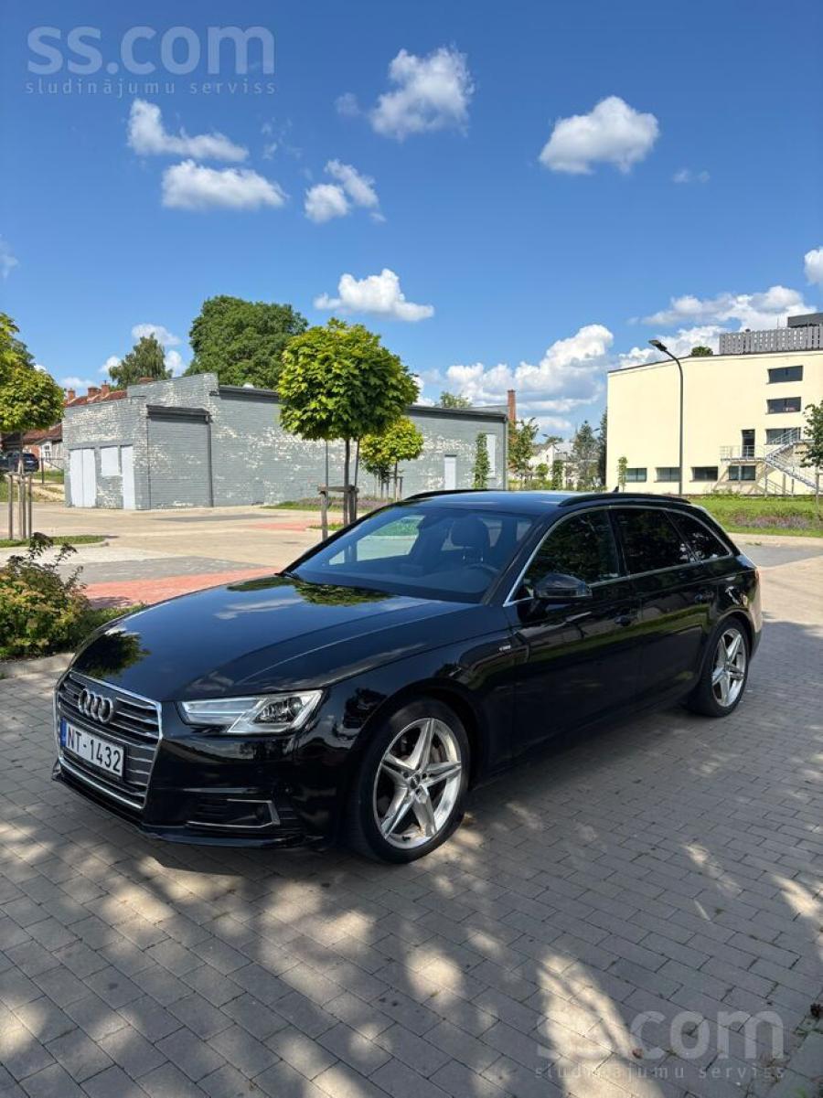 Black Audi A4 2016 in Kuldiga, with an engine capacity of 2.00 L and mileage of 195 thousand km for 16550 €, photo 6 on AUTOMOTO.COM.LV