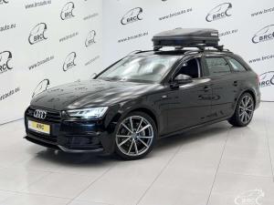 Melns Audi A4 2016 Viļņa, ar dzinēja tilpumu 1.97 L un nobraukumu 349 tūkst. km par 12950 €, foto  vietnē AUTOMOTO.COM.LV