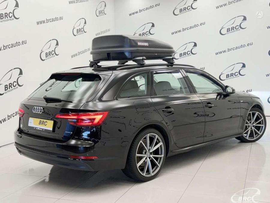 Melns Audi A4 2016 Viļņa, ar dzinēja tilpumu 1.97 L un nobraukumu 349 tūkst. km par 12950 €, foto 4 vietnē AUTOMOTO.COM.LV