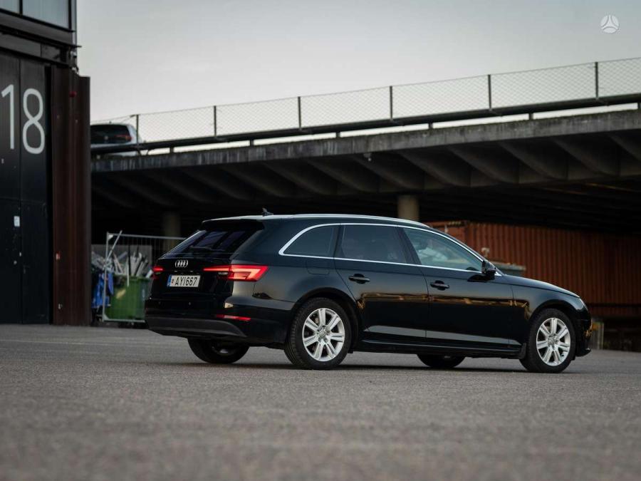 Black Audi A4 2016 in Kaunas, with an engine capacity of 1.40 L and mileage of 167 thousand km for 11700 €, photo 5 on AUTOMOTO.COM.LV