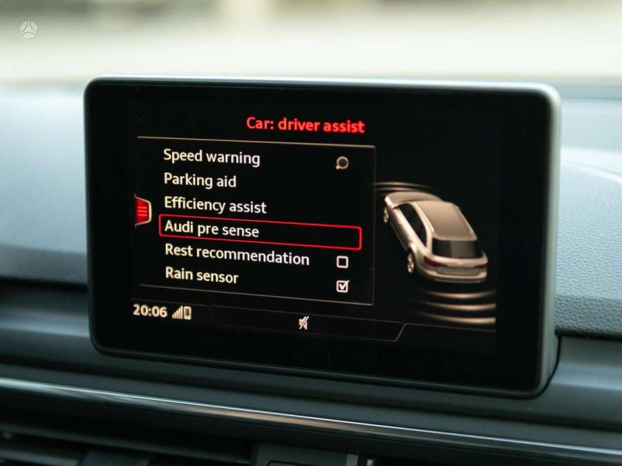 Black Audi A4 2016 in Kaunas, with an engine capacity of 1.40 L and mileage of 167 thousand km for 11700 €, photo 22 on AUTOMOTO.COM.LV