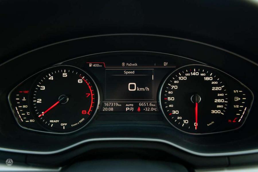 Black Audi A4 2016 in Kaunas, with an engine capacity of 1.40 L and mileage of 167 thousand km for 11700 €, photo 25 on AUTOMOTO.COM.LV