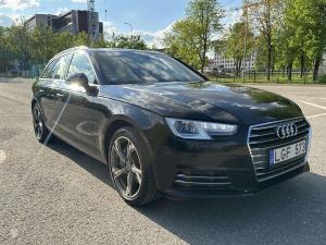 Melns Audi A4 2016 Viļņa, ar dzinēja tilpumu 1.97 L un nobraukumu 220 tūkst. km par 13600 €, foto  vietnē AUTOMOTO.COM.LV