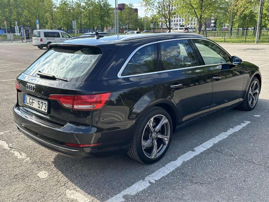 Melns Audi A4 2016 Viļņa, ar dzinēja tilpumu 1.97 L un nobraukumu 220 tūkst. km par 13600 €, foto 8 vietnē AUTOMOTO.COM.LV