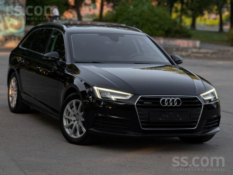 Black Audi A4 2016 in Jurmala, with an engine capacity of 2.00 L and mileage of 0 thousand km for 9950 €, photo 3 on AUTOMOTO.COM.LV