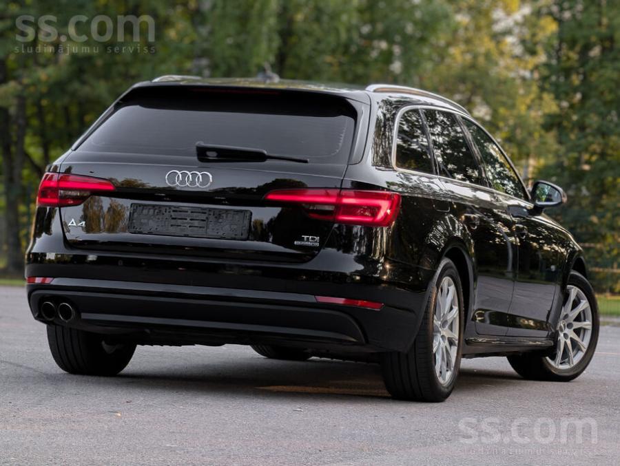 Black Audi A4 2016 in Jurmala, with an engine capacity of 2.00 L and mileage of 0 thousand km for 9950 €, photo 8 on AUTOMOTO.COM.LV