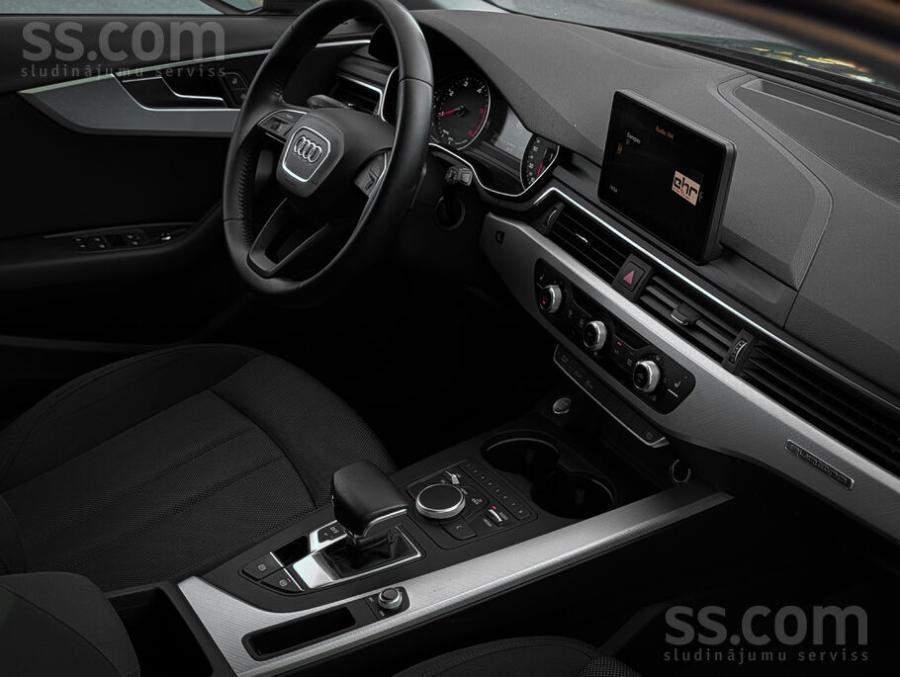 Black Audi A4 2016 in Jurmala, with an engine capacity of 2.00 L and mileage of 0 thousand km for 9950 €, photo 12 on AUTOMOTO.COM.LV