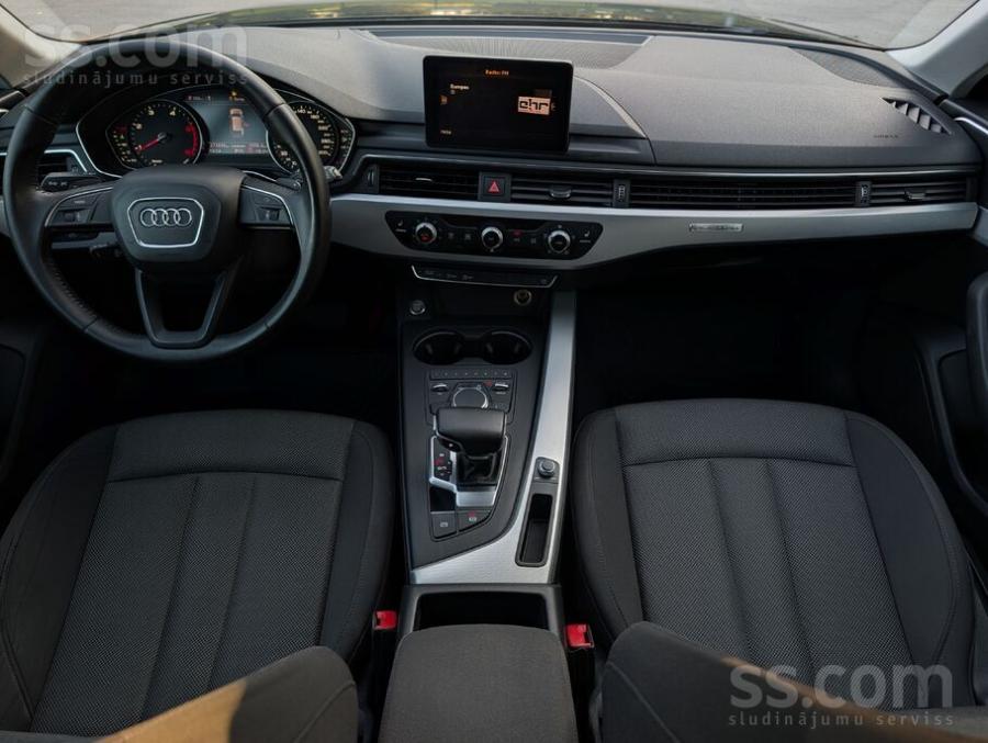 Black Audi A4 2016 in Jurmala, with an engine capacity of 2.00 L and mileage of 0 thousand km for 9950 €, photo 16 on AUTOMOTO.COM.LV
