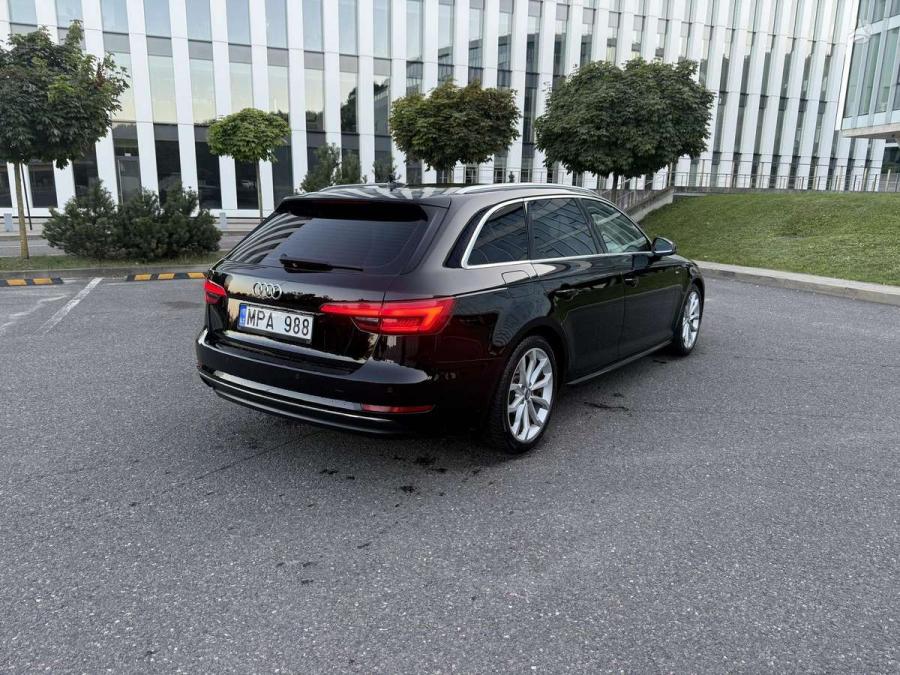 Black Audi A4 2016 in Vilnius, with an engine capacity of 1.97 L and mileage of 337 thousand km for 12500 €, photo 5 on AUTOMOTO.COM.LV