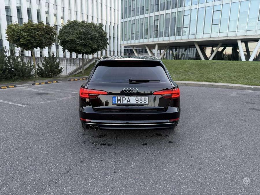 Black Audi A4 2016 in Vilnius, with an engine capacity of 1.97 L and mileage of 337 thousand km for 12500 €, photo 6 on AUTOMOTO.COM.LV