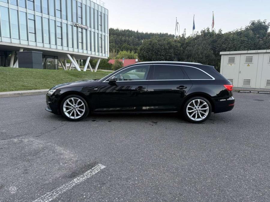 Black Audi A4 2016 in Vilnius, with an engine capacity of 1.97 L and mileage of 337 thousand km for 12500 €, photo 9 on AUTOMOTO.COM.LV