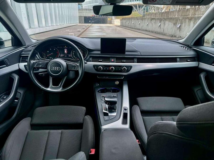 Black Audi A4 2016 in Vilnius, with an engine capacity of 1.97 L and mileage of 337 thousand km for 12500 €, photo 10 on AUTOMOTO.COM.LV