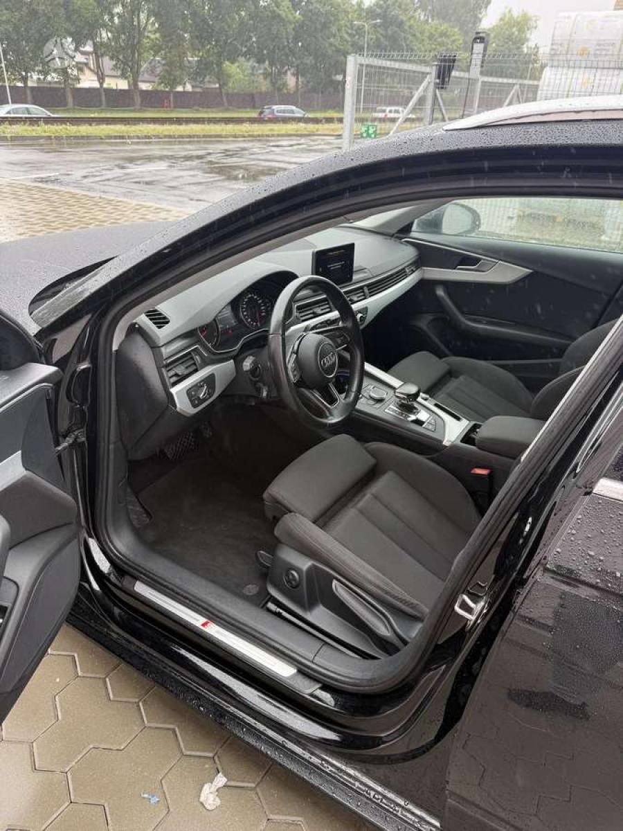 Black Audi A4 2016 in Vilnius, with an engine capacity of 1.97 L and mileage of 337 thousand km for 12500 €, photo 13 on AUTOMOTO.COM.LV