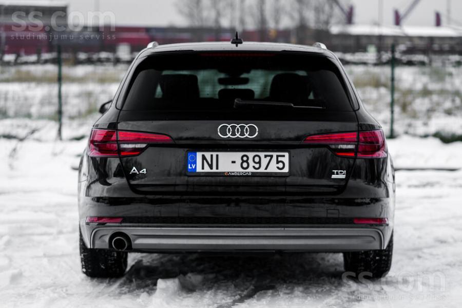 Black Audi A4 2016 in Riga, with an engine capacity of 2.00 L and mileage of 290 thousand km for 10500 €, photo 5 on AUTOMOTO.COM.LV