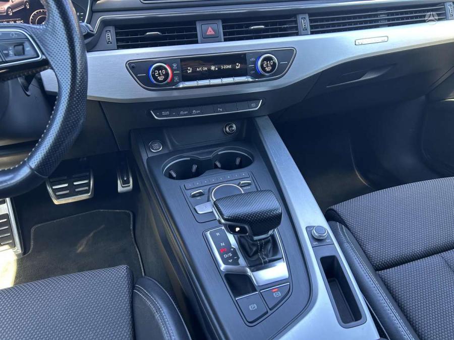 Melns Audi A4 2016 Kauņa, ar dzinēja tilpumu 3.00 L un nobraukumu 157 tūkst. km par 14500 €, foto 14 vietnē AUTOMOTO.COM.LV