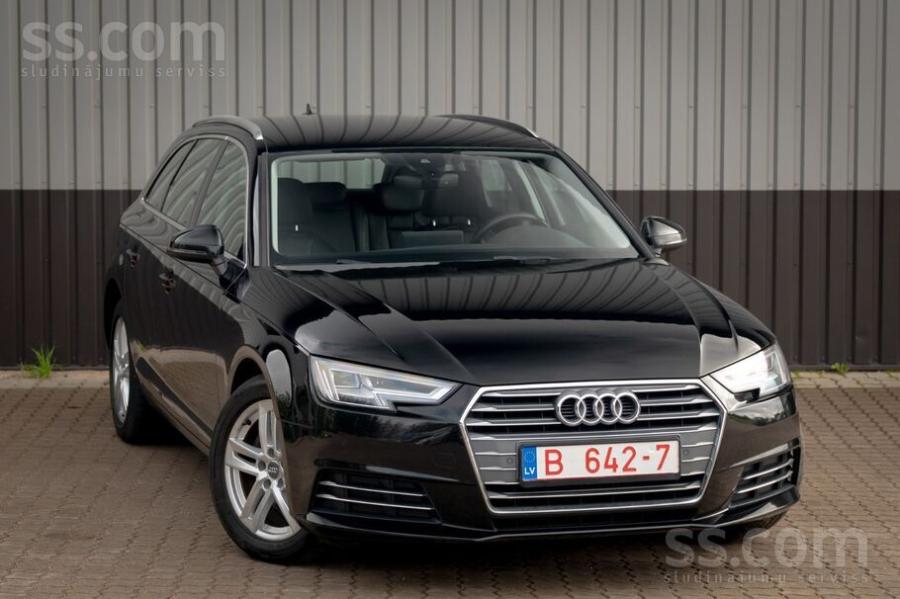 Black Audi A4 2016 in Tukums, with an engine capacity of 2.00 L and mileage of 266 thousand km for 12550 €, photo 1 on AUTOMOTO.COM.LV