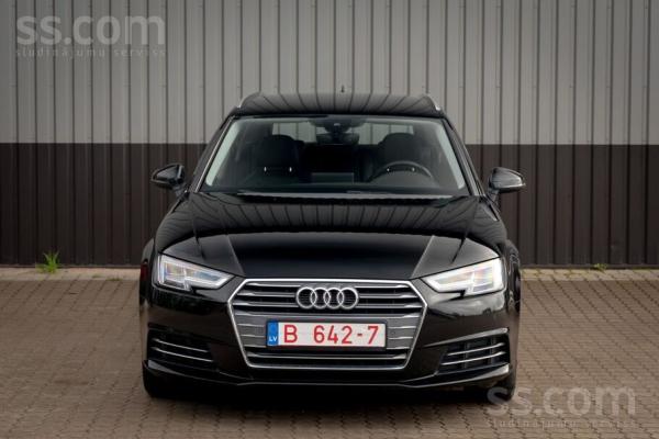 Audi A4 2016 in Tukums on AUTOMOTO.COM.LV Black Audi A4 2016 in Tukums, with an engine capacity of 2.00 L and mileage of 266 thousand km for 12550 €, photo 3 on AUTOMOTO.COM.LV