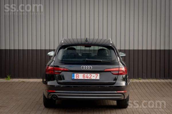 Audi A4 2016 in Tukums on AUTOMOTO.COM.LV Black Audi A4 2016 in Tukums, with an engine capacity of 2.00 L and mileage of 266 thousand km for 12550 €, photo 6 on AUTOMOTO.COM.LV