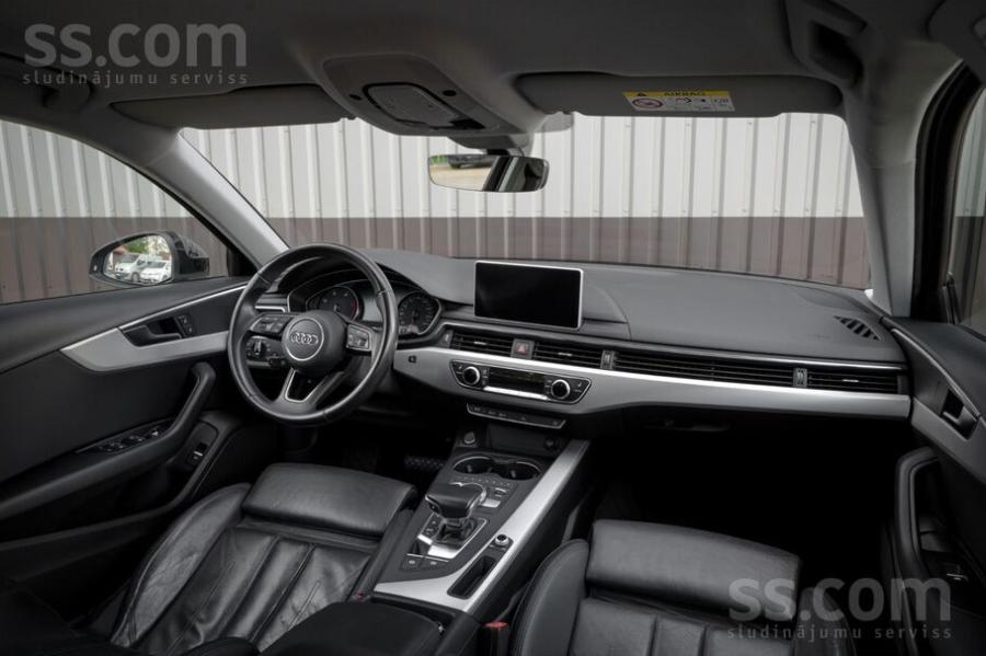 Black Audi A4 2016 in Tukums, with an engine capacity of 2.00 L and mileage of 266 thousand km for 12550 €, photo 9 on AUTOMOTO.COM.LV