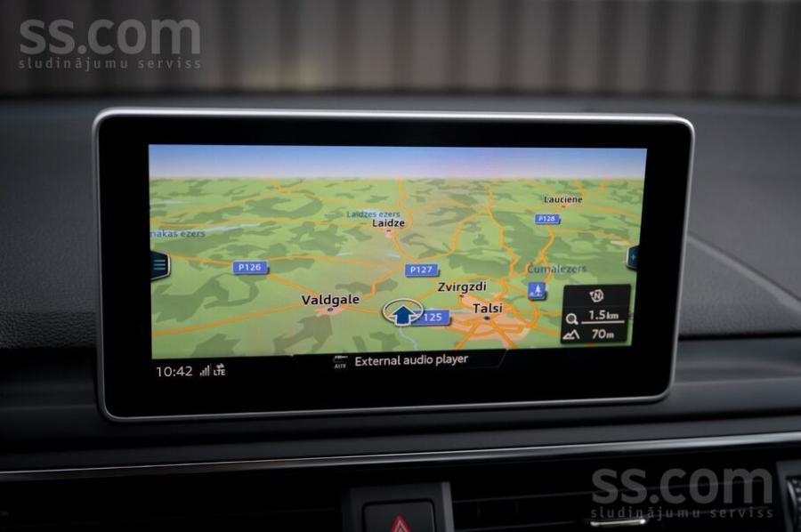 Black Audi A4 2016 in Tukums, with an engine capacity of 2.00 L and mileage of 266 thousand km for 12550 €, photo 23 on AUTOMOTO.COM.LV