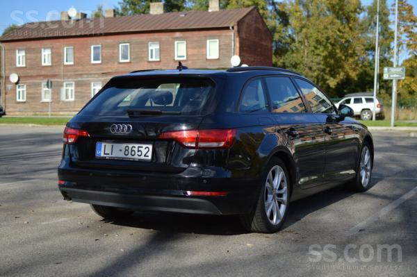 Black Audi A4 2016 in Riga, with an engine capacity of 2.00 L and mileage of 298 thousand km for 10800 €, photo 3 on AUTOMOTO.COM.LV