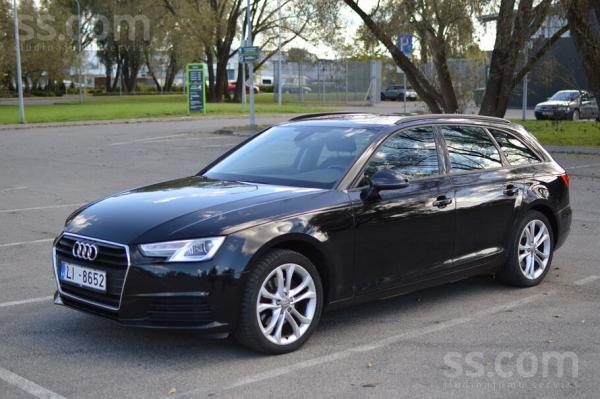 Black Audi A4 2016 in Riga, with an engine capacity of 2.00 L and mileage of 298 thousand km for 10800 €, photo 5 on AUTOMOTO.COM.LV