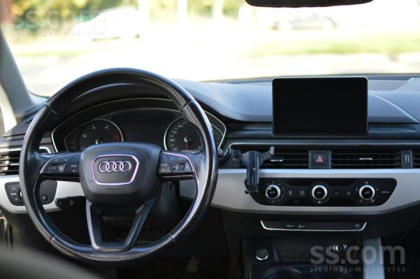 Black Audi A4 2016 in Riga, with an engine capacity of 2.00 L and mileage of 298 thousand km for 10800 €, photo 8 on AUTOMOTO.COM.LV