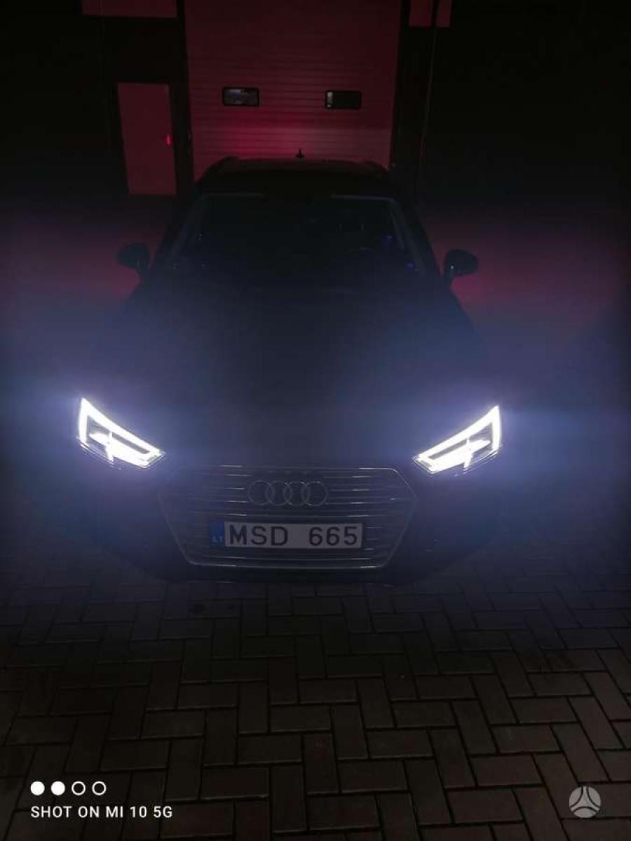 Black Audi A4 2017 in Panevezys, with an engine capacity of 1.97 L and mileage of 201 thousand km for 14650 €, photo 16 on AUTOMOTO.COM.LV