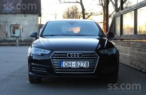 Black Audi A4 2017 in Riga, with an engine capacity of 2.00 L and mileage of 0 thousand km for 10890 €, photo 3 on AUTOMOTO.COM.LV