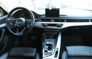 Black Audi A4 2017 in Riga, with an engine capacity of 2.00 L and mileage of 0 thousand km for 10890 €, photo 15 on AUTOMOTO.COM.LV