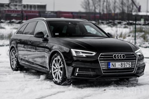 Melns Audi A4 2017 Rīga, ar dzinēja tilpumu 2.00 L un nobraukumu 0 tūkst. km par 13555 €, foto 1 vietnē AUTOMOTO.COM.LV