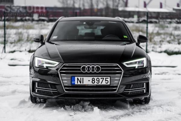 Melns Audi A4 2017 Rīga, ar dzinēja tilpumu 2.00 L un nobraukumu 0 tūkst. km par 13555 €, foto 2 vietnē AUTOMOTO.COM.LV