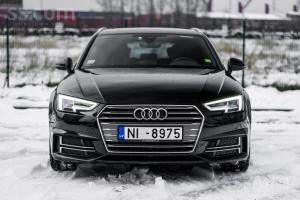 Black Audi A4 2017 in Riga, with an engine capacity of 2.00 L and mileage of 0 thousand km for 13555 €, photo 2 on AUTOMOTO.COM.LV