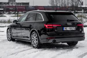 Black Audi A4 2017 in Riga, with an engine capacity of 2.00 L and mileage of 0 thousand km for 13555 €, photo 4 on AUTOMOTO.COM.LV