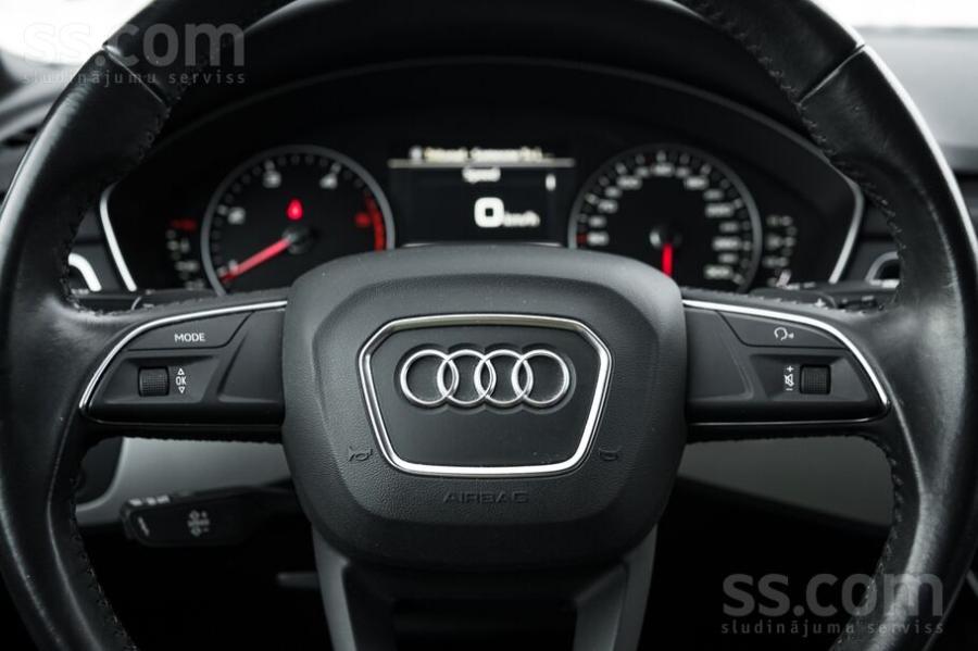 Black Audi A4 2017 in Riga, with an engine capacity of 2.00 L and mileage of 0 thousand km for 13555 €, photo 13 on AUTOMOTO.COM.LV