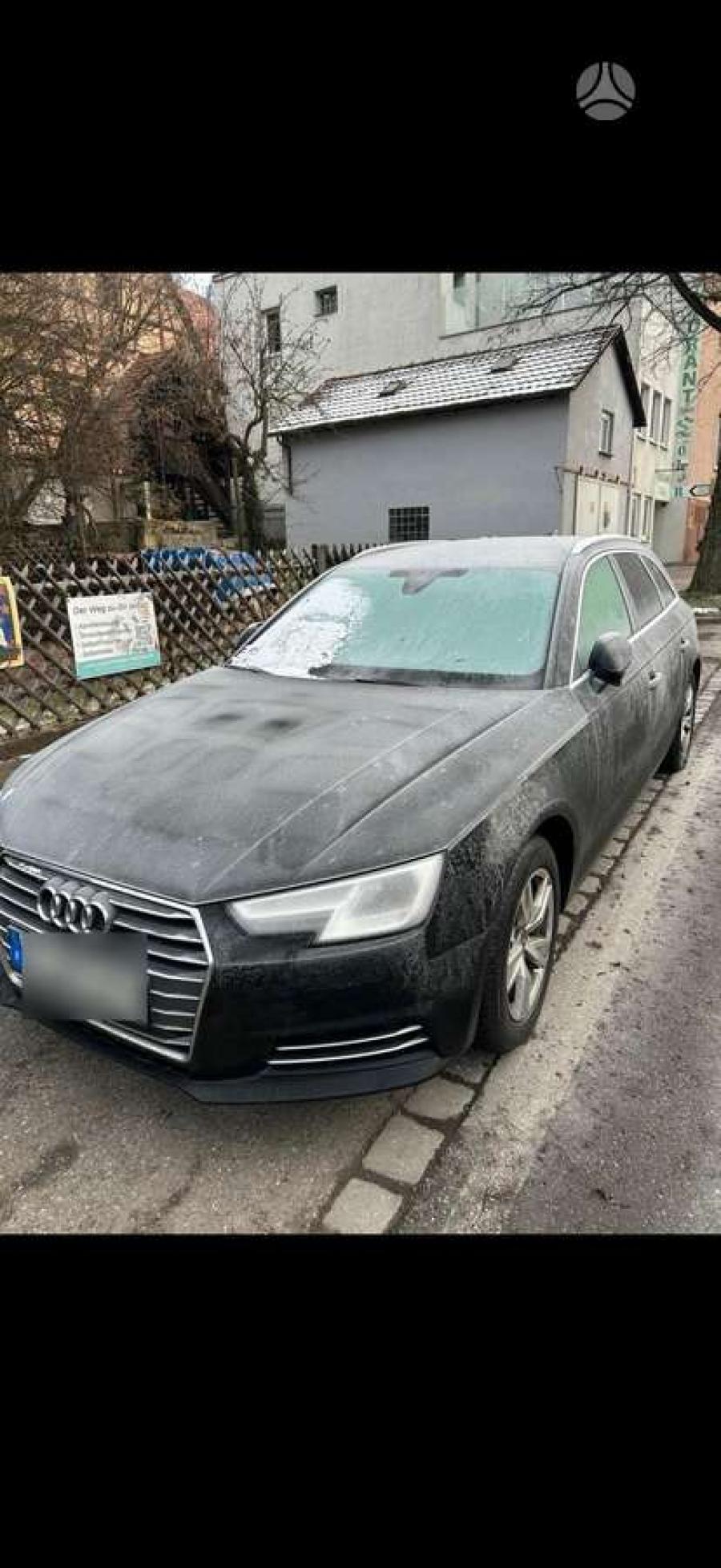 Black Audi A4 2017 in Vilnius, with an engine capacity of 1.97 L and mileage of 268 thousand km for 9200 €, photo 1 on AUTOMOTO.COM.LV