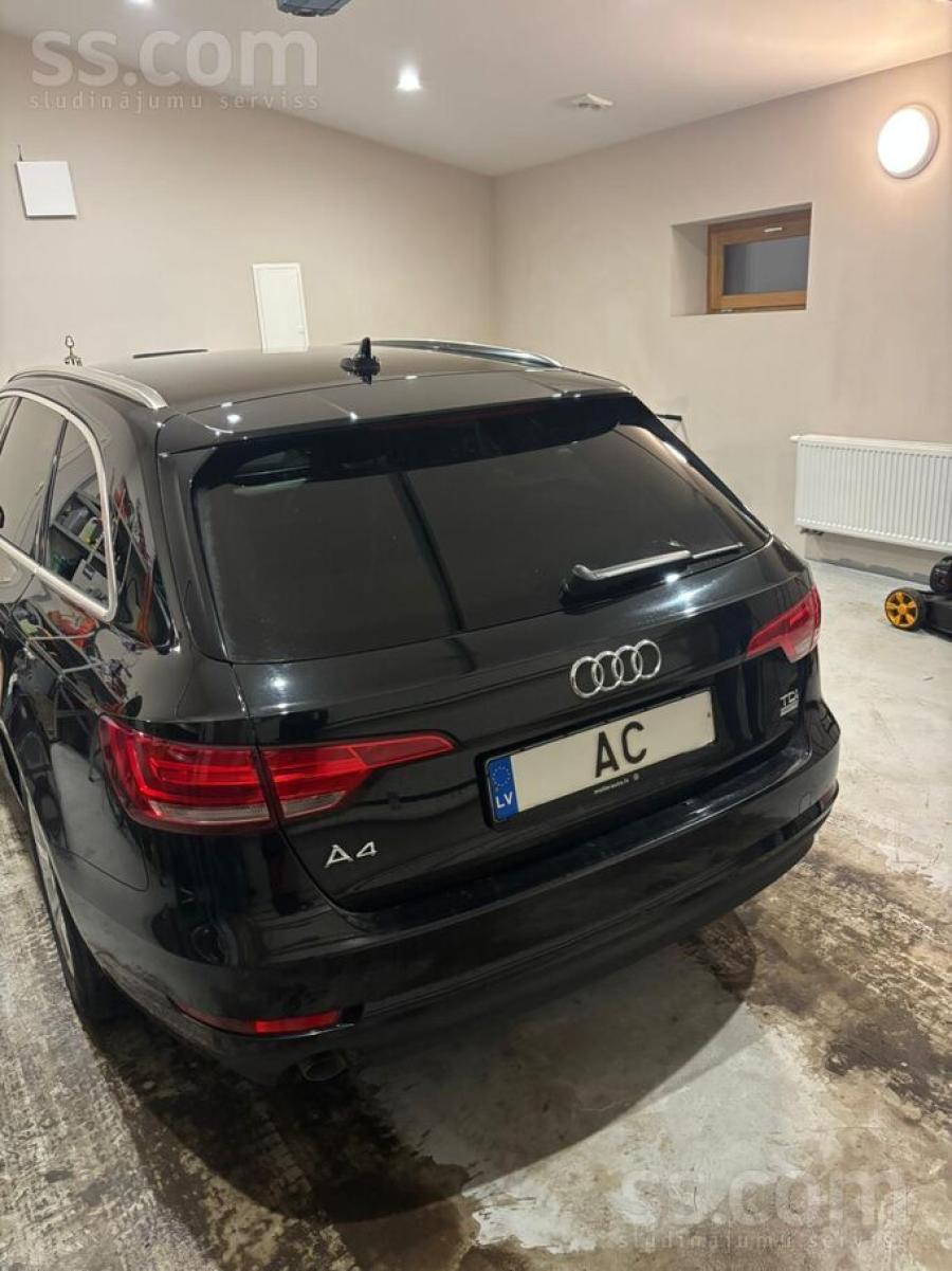 Black Audi A4 2017 in Riga, with an engine capacity of 2.00 L and mileage of 225 thousand km for 11500 €, photo 8 on AUTOMOTO.COM.LV