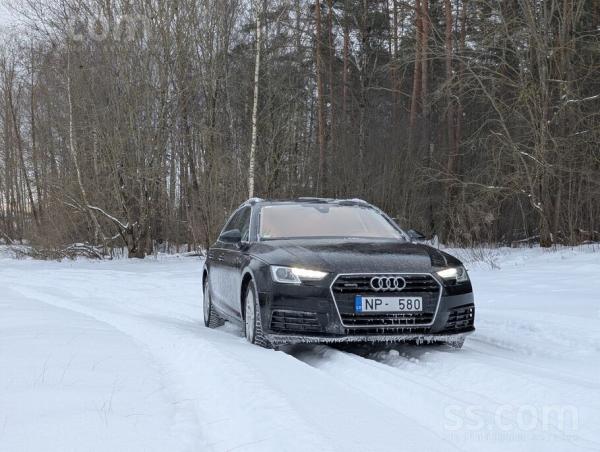 Black Audi A4 2017 in Riga, with an engine capacity of 2.00 L and mileage of 177 thousand km for 16600 €, photo 1 on AUTOMOTO.COM.LV