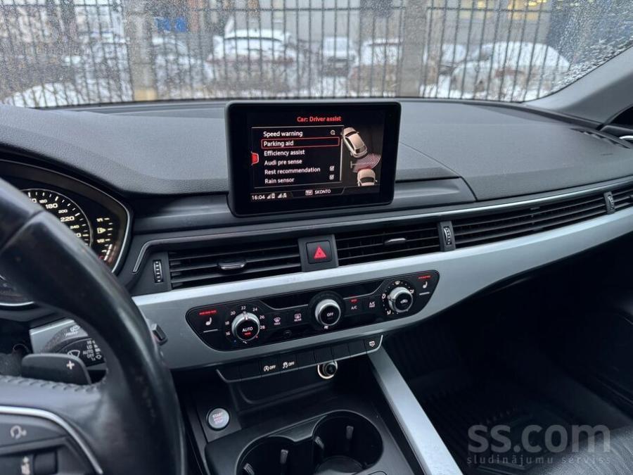 Black Audi A4 2017 in Riga, with an engine capacity of 2.00 L and mileage of 325 thousand km for 11500 €, photo 8 on AUTOMOTO.COM.LV