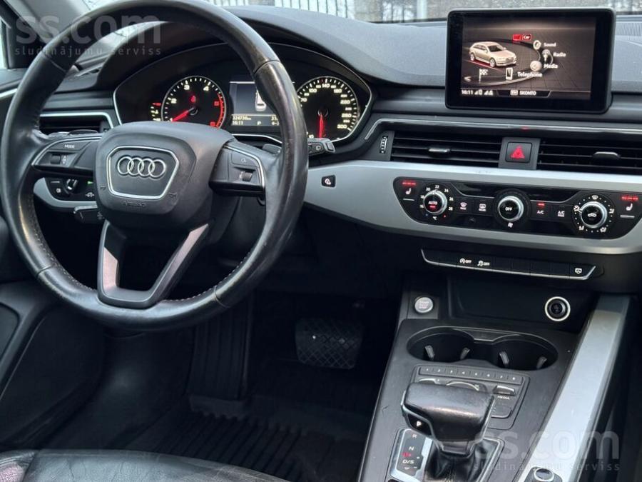 Black Audi A4 2017 in Riga, with an engine capacity of 2.00 L and mileage of 325 thousand km for 11500 €, photo 10 on AUTOMOTO.COM.LV
