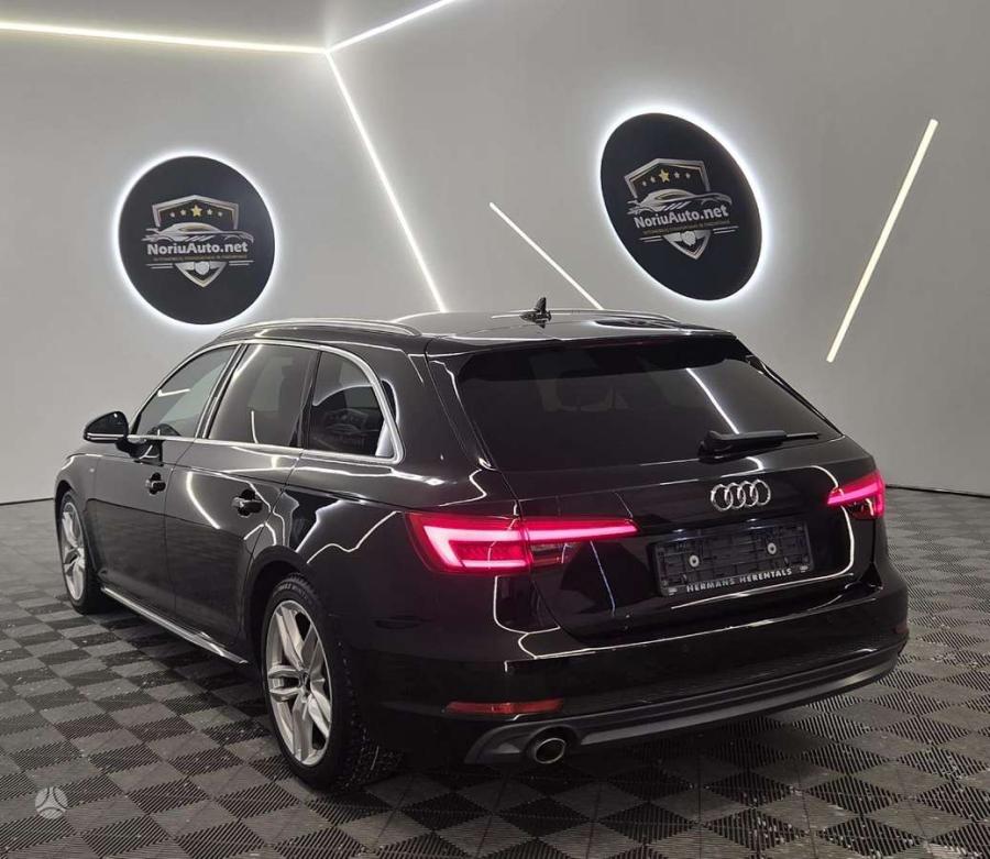 Black Audi A4 2017 in Marijampole, with an engine capacity of 1.97 L and mileage of 311 thousand km for 13450 €, photo 25 on AUTOMOTO.COM.LV