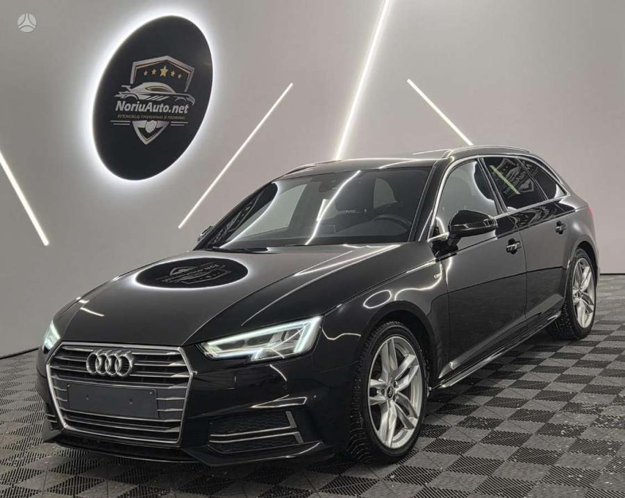 Black Audi A4 2017 in Marijampole, with an engine capacity of 1.97 L and mileage of 311 thousand km for 13450 €, photo 26 on AUTOMOTO.COM.LV