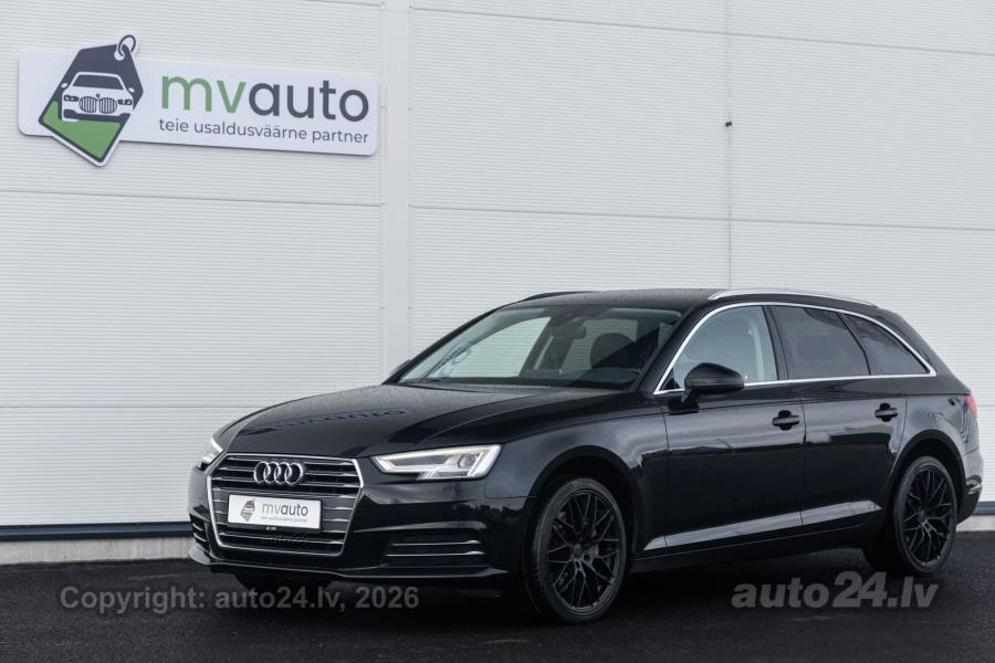 Black Audi A4 2017 in Tallinn, with an engine capacity of 2.00 L and mileage of 204 thousand km for 14500 €, photo 1 on AUTOMOTO.COM.LV