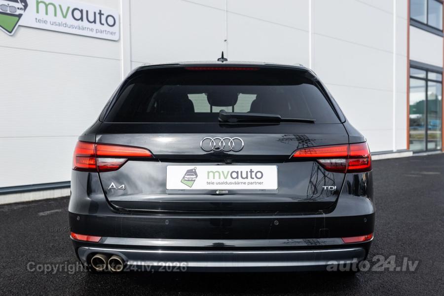 Black Audi A4 2017 in Tallinn, with an engine capacity of 2.00 L and mileage of 204 thousand km for 14500 €, photo 8 on AUTOMOTO.COM.LV