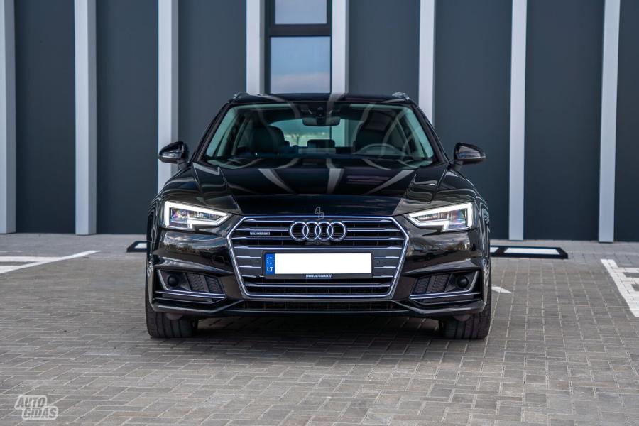 Melns Audi A4 2017 Viļņa, ar dzinēja tilpumu 2.00 L un nobraukumu 243 tūkst. km par 19100 €, foto 1 vietnē AUTOMOTO.COM.LV